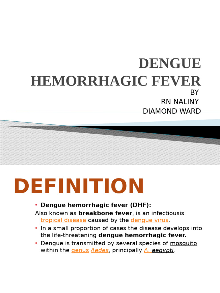 Understanding Dengue Hemorrhagic Fever | PDF | Blood | Causes Of Death