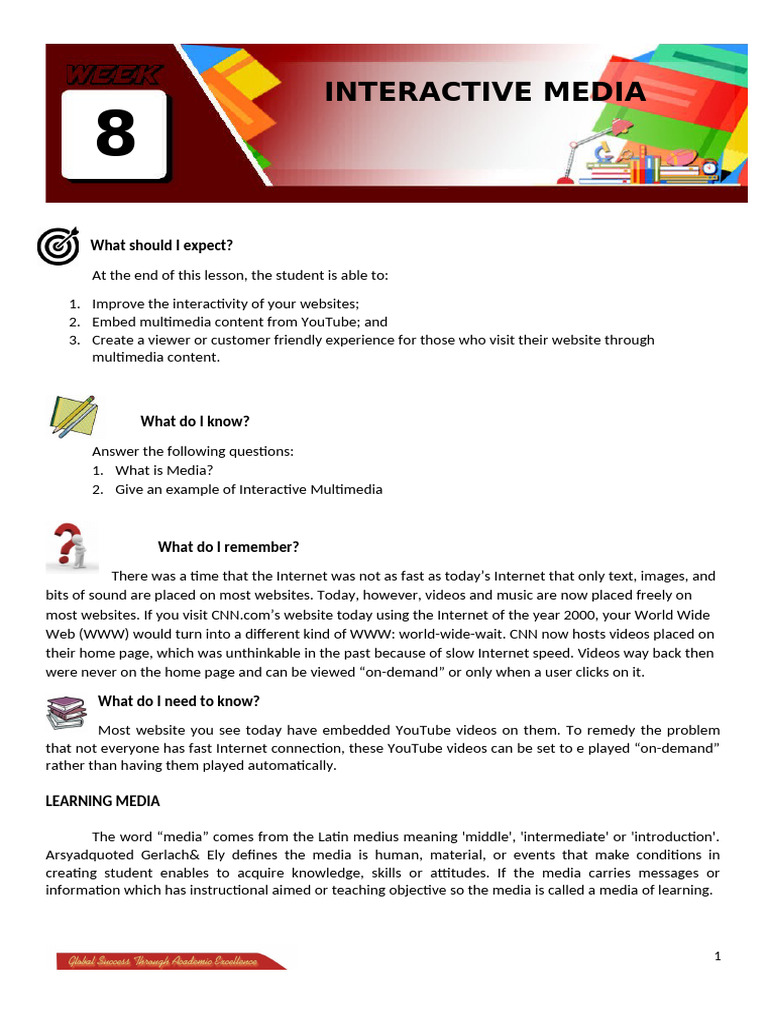 EMTECH W8 | PDF | World Wide Web | Internet & Web