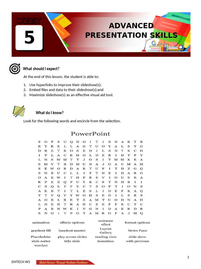 EMTECH W5 | PDF | Hyperlink | Microsoft Excel