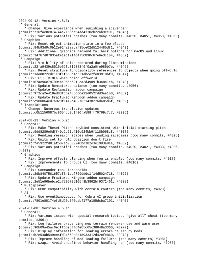 Change Log | PDF | Computing