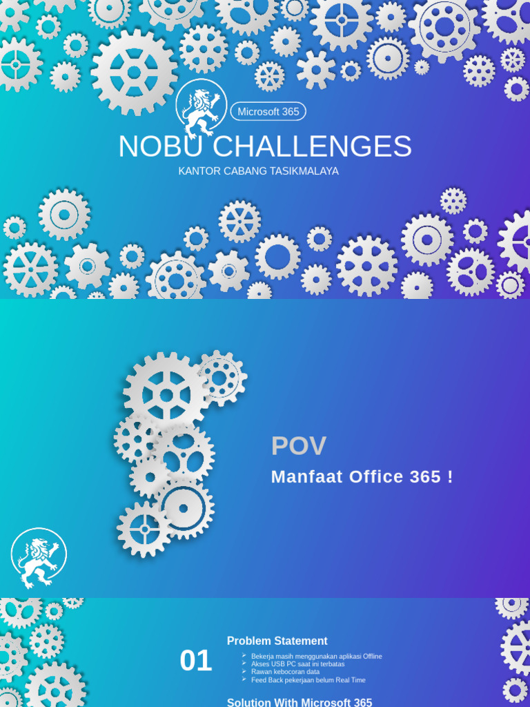 Mechanism System Gear PowerPoint Templates | PDF