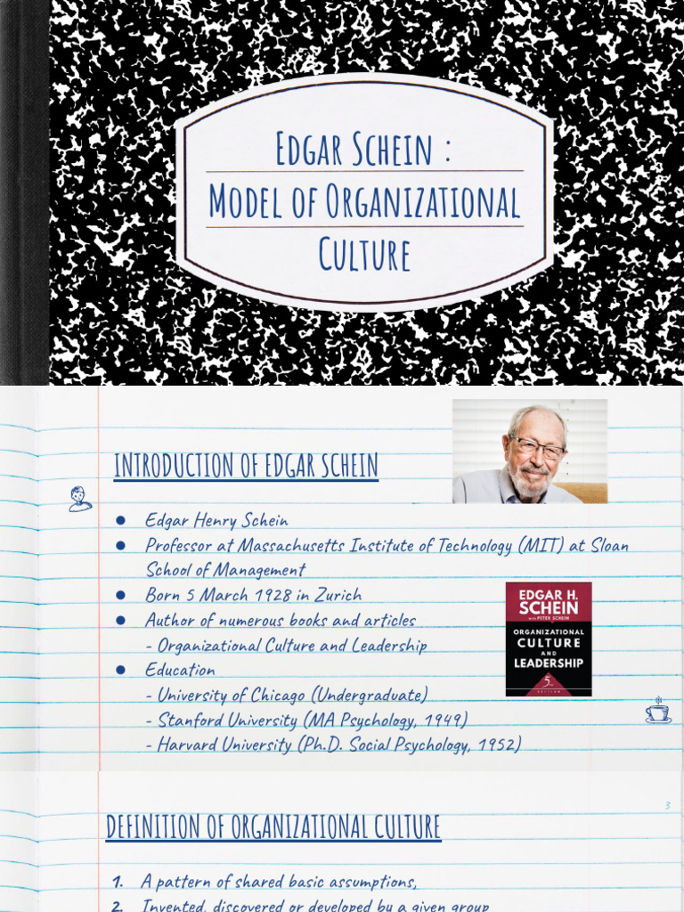 SMT - EDGAR SCHEIN | PDF | Organizational Culture | Social Psychology