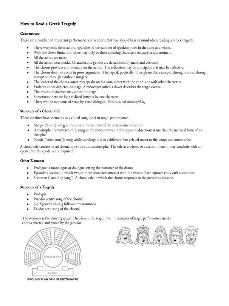 How To Read A Greek Tragedy | PDF | Tragedy | Euripides