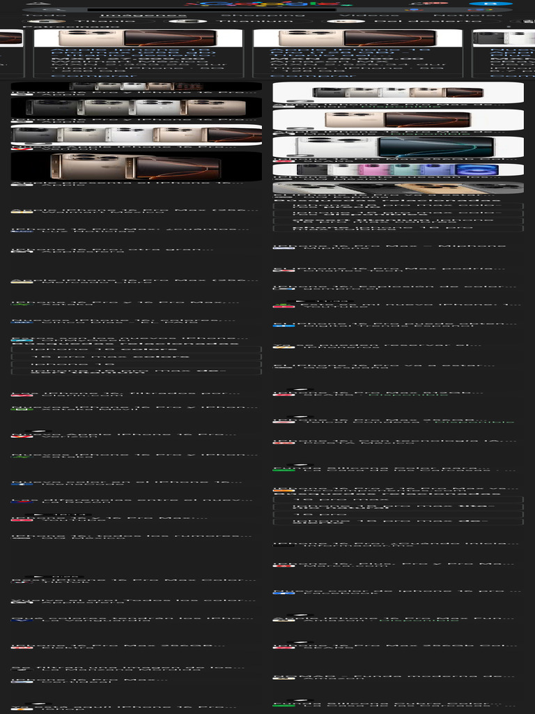 iPhone 16 Pro Max: Colores y Precios | PDF | Yo telefono | Apple Inc.