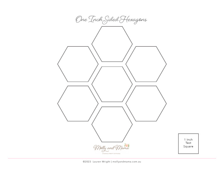 1-Inch Hexagon Design Guide | PDF
