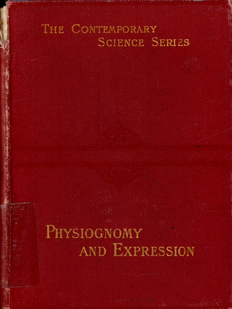 1890 PAOLO MANTEGAZZA Physiognomy_and_Expression | PDF | Physiognomy | Science