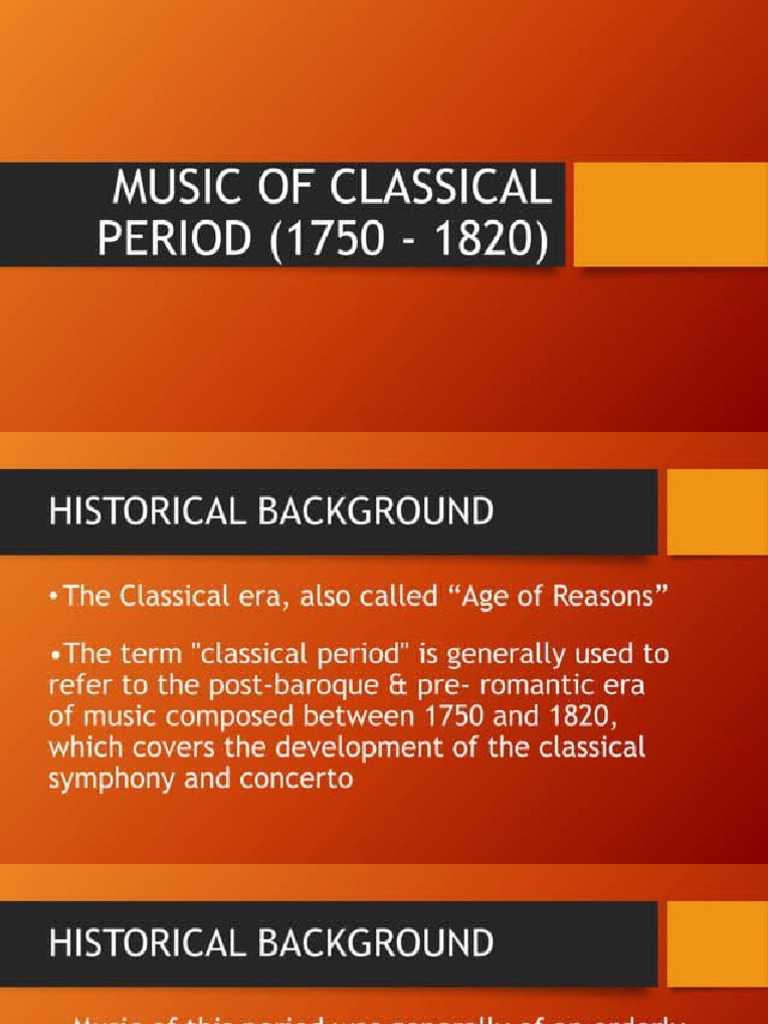 History of Classical Music | PDF