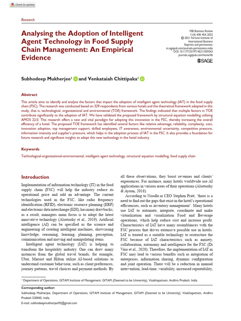 mukherjee-chittipaka-2021-analysing-the-adoption-of-intelligent-agent-technology-in-food-supply ...