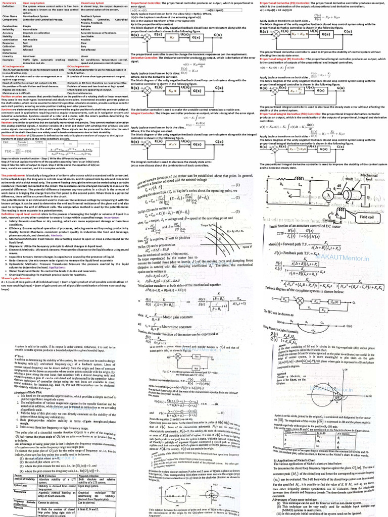 Print Control System Theory | PDF