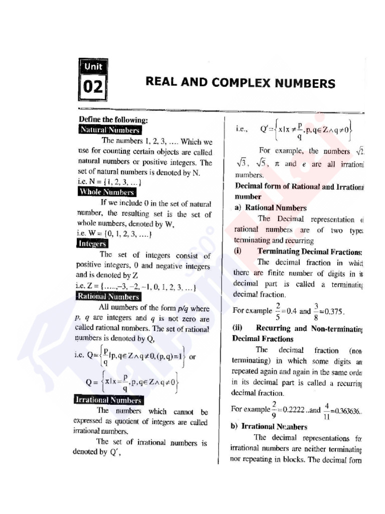 9th Maths Chap2 (Taleem360.com) | PDF