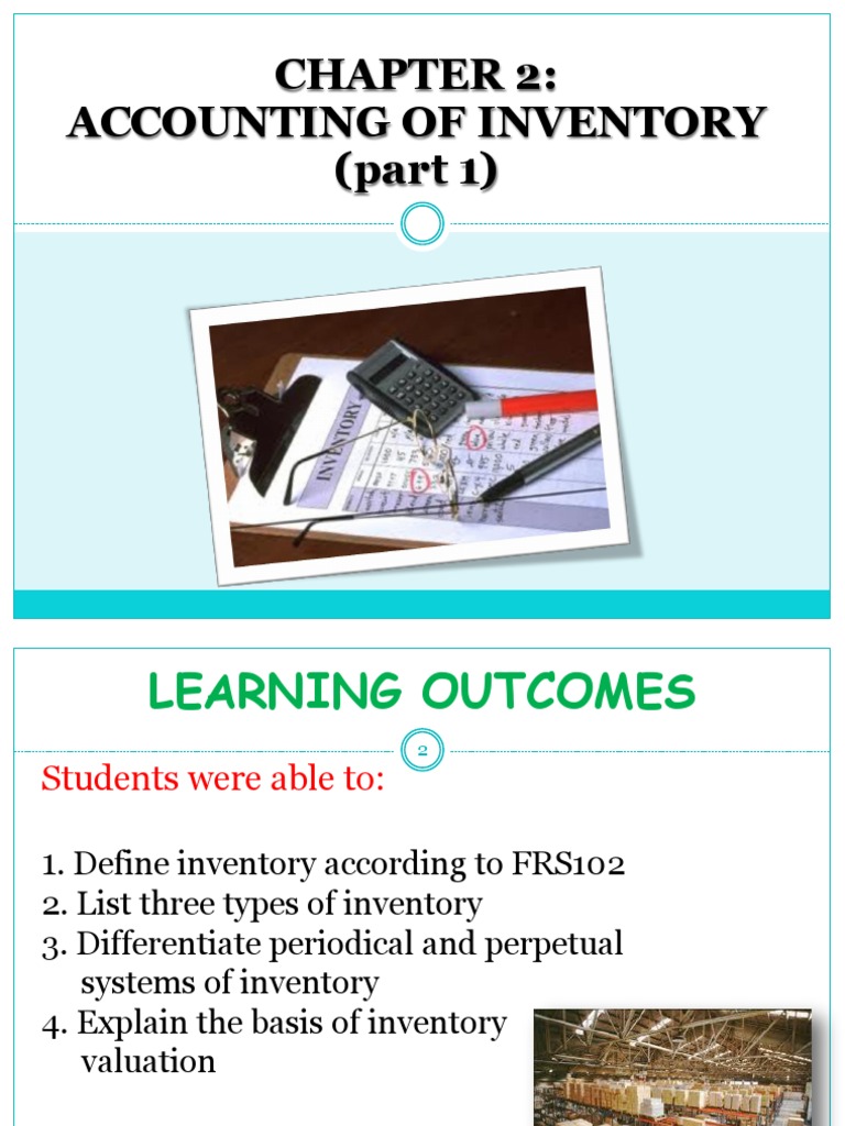 Chapter 2: Accounting For Inventory (Part 1 - Intro, Types, NRV, System ...