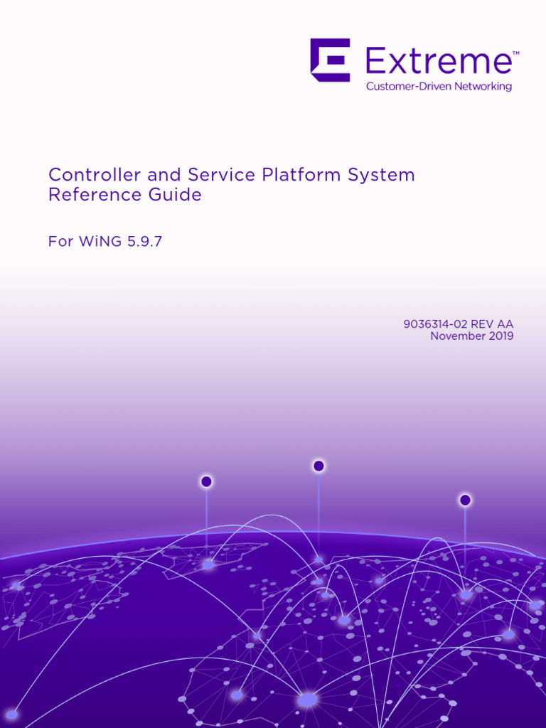 WiNG 5.9.7 Controller System Reference Guide | PDF | Computer Network | Wireless Lan