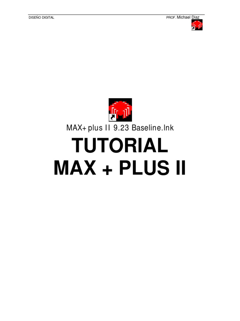 Tuto - Altera Max Plus | PDF | Vhdl | Compilador