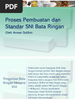 SNI 8640-2018 Spesifikasi Bata Ringan Untuk Pasangan Dinding | PDF