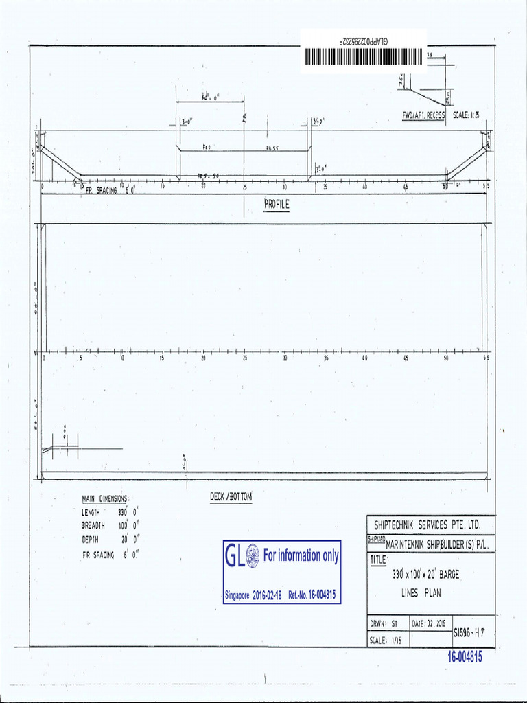 Lines Plan | PDF