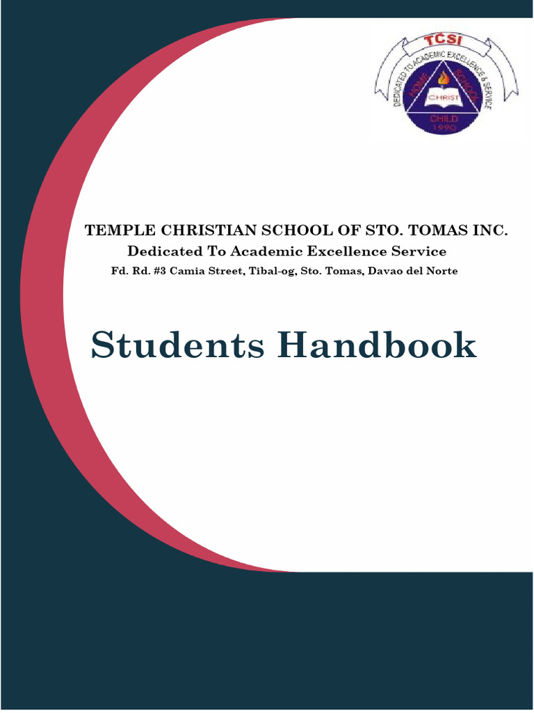 Students-Handbook | PDF | Educational Assessment | Curriculum