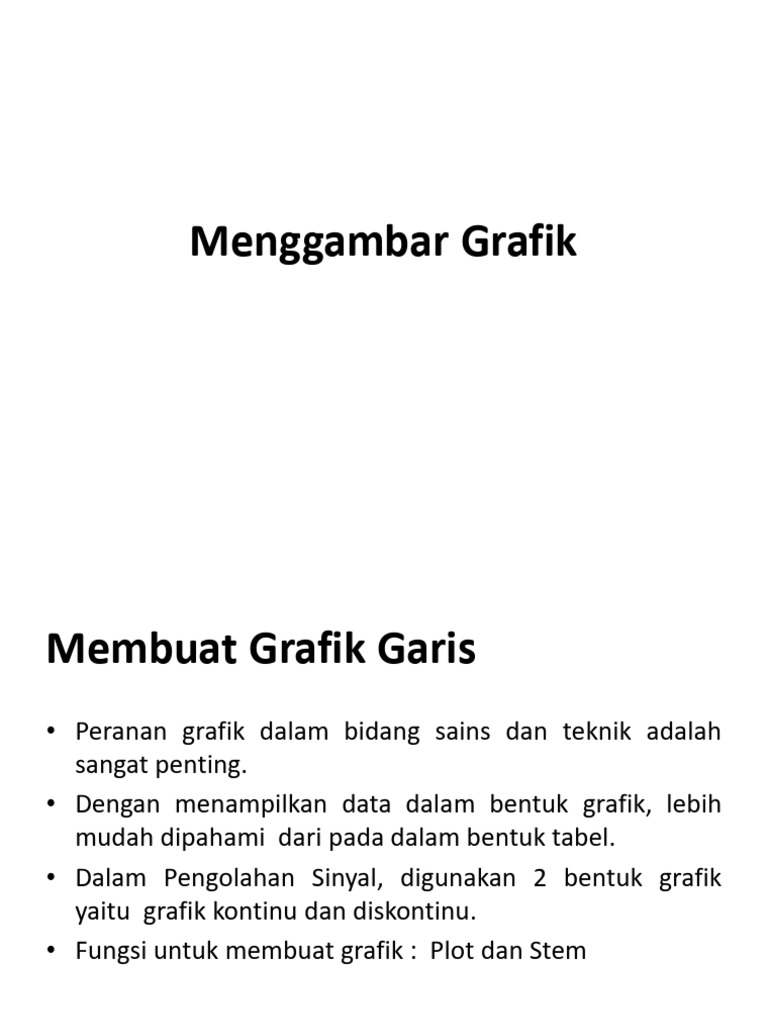 Membuat Grafik dengan MATLAB | PDF