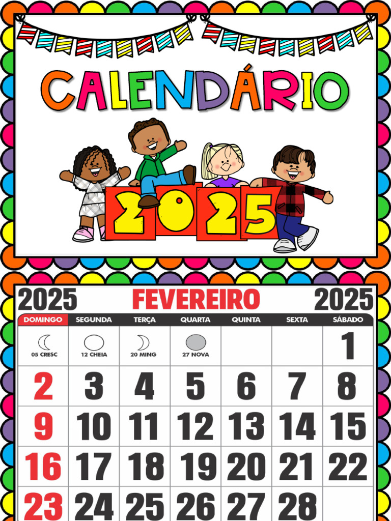 Calendário de Parede 2025 | PDF