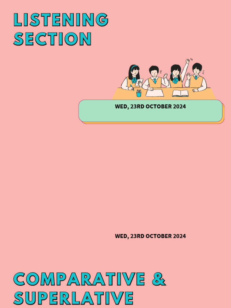 Comparative & Superlative Adj | PDF | Adjective | Linguistics