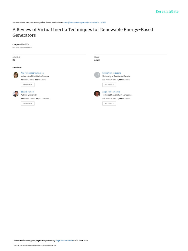 2020_Book_Power_Systems_Chapter_Review_Virtual_Inertia | PDF ...