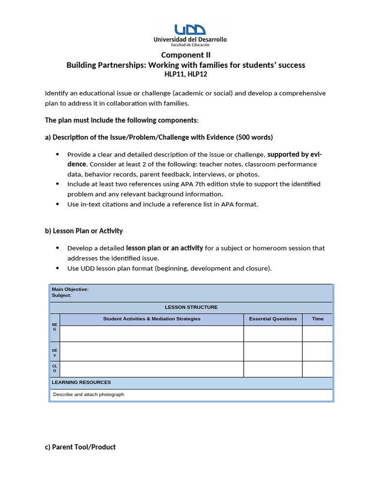 Component+II+2024 | PDF | Apa Style | Lesson Plan