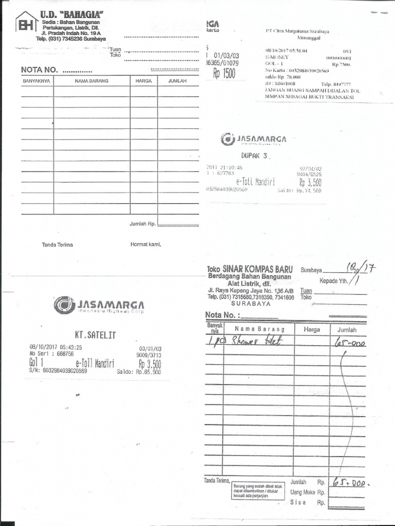 Contoh Nota Perbaikan Gedung | PDF