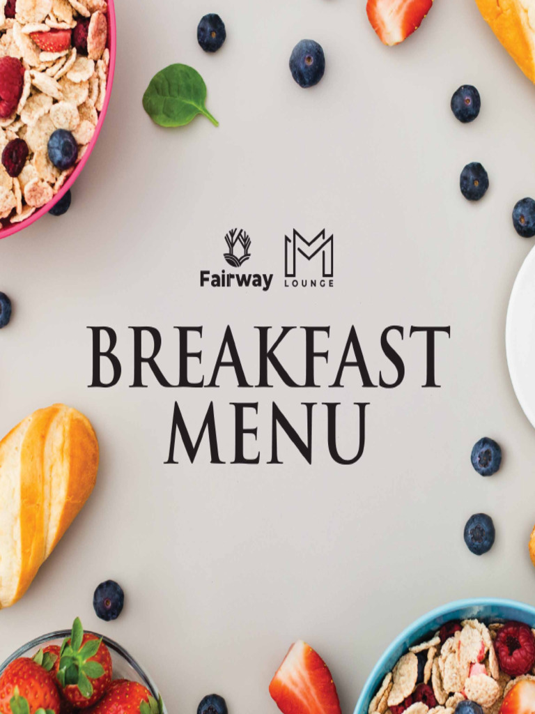 Fairway Coffee House Menu | PDF