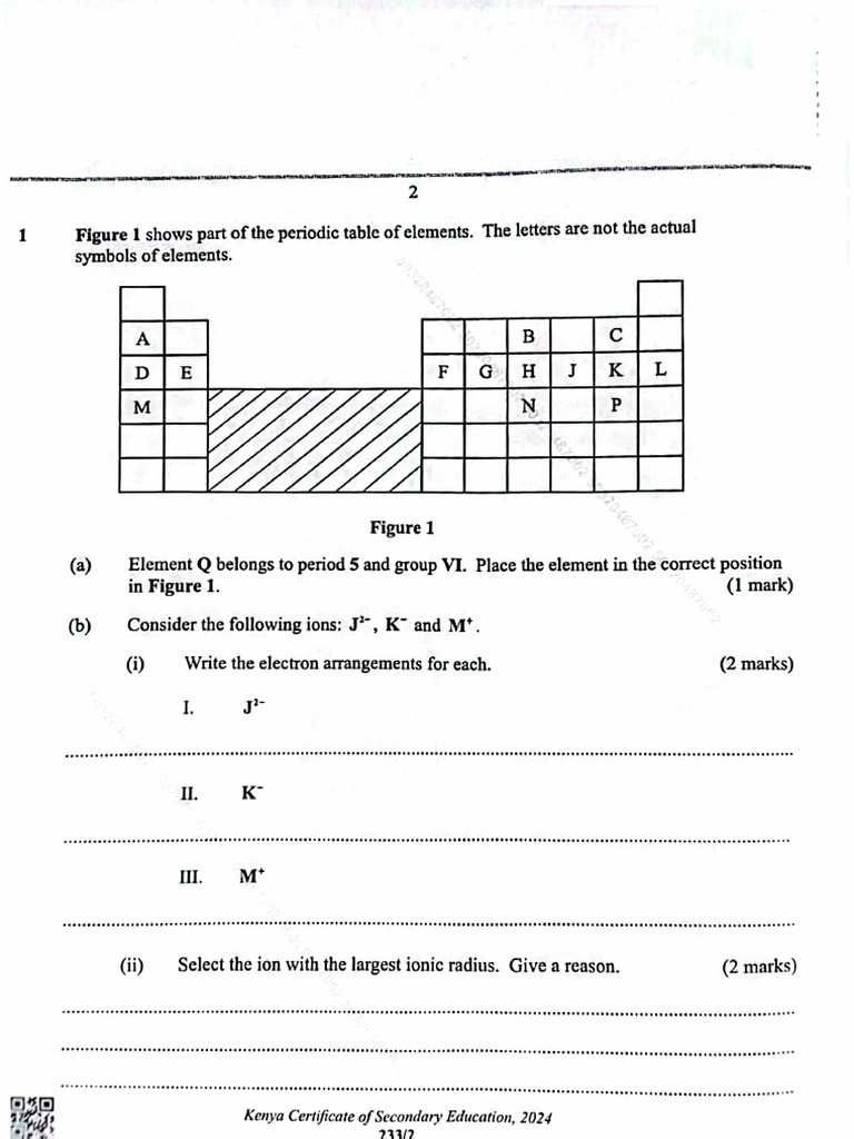KCSE Chemistry Paper 2 2024 | PDF