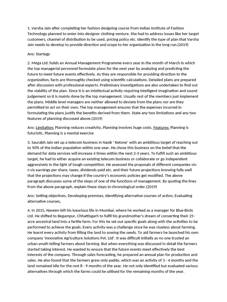 Case Study BST CH 4 | PDF | Agriculture | Marketing