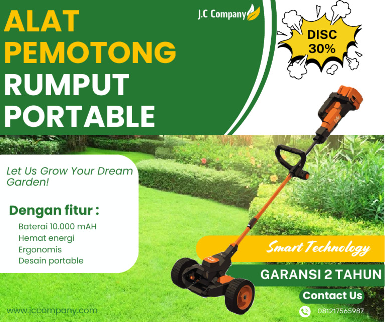 Pemotong Rumput Portable Arif Wijayanto | PDF