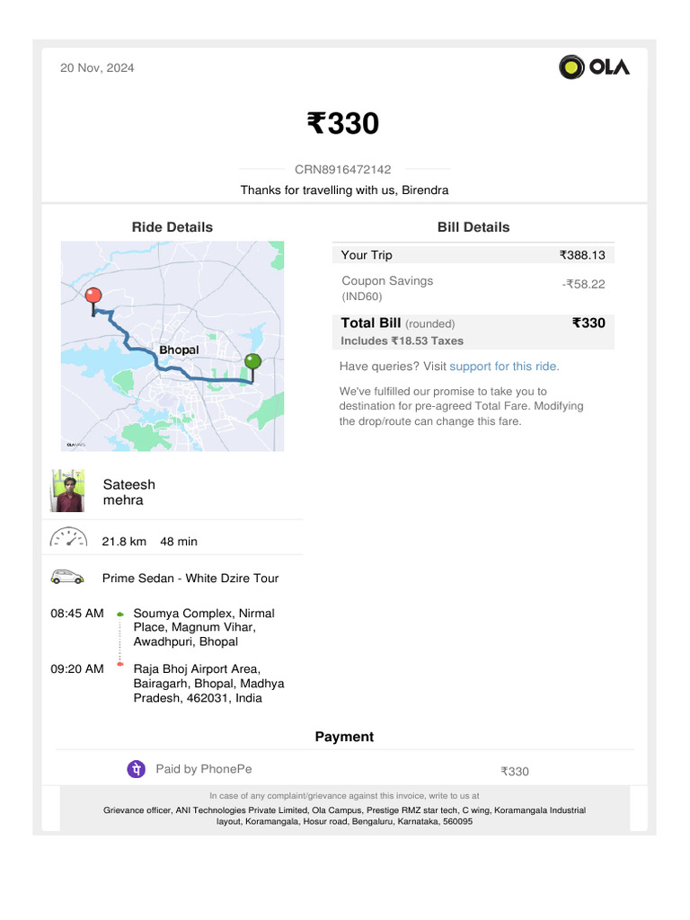 CRN8916472142 | PDF | Invoice | Payments