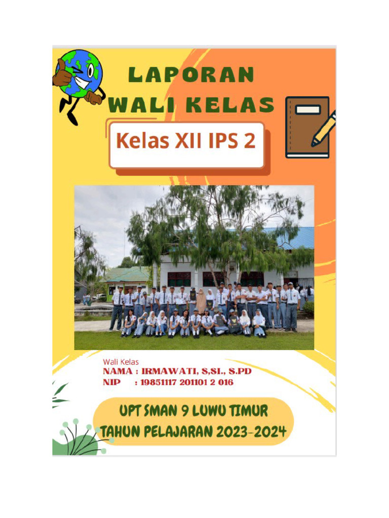 Laporan Tugas Tambahan Wali Kelas XII IPS 2 | PDF