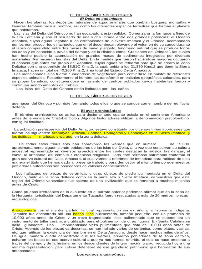 el delta y su historia | PDF | Isla | Piratería
