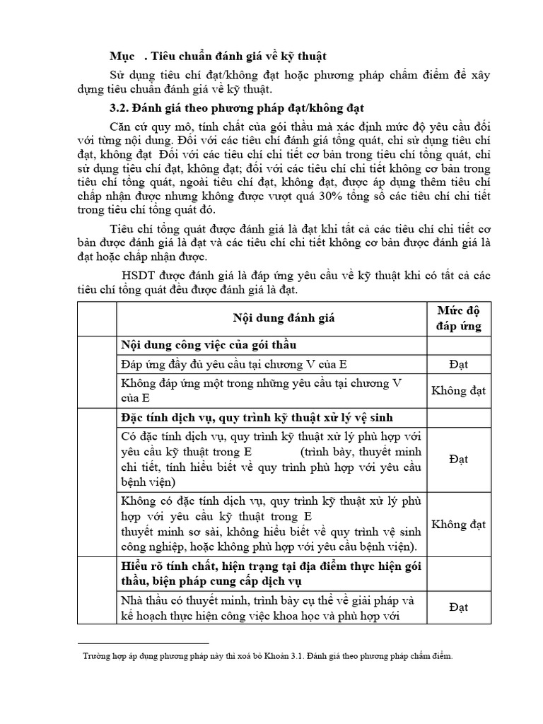 C3 Tieu Chuan Danh Gia Goi VSCN | PDF