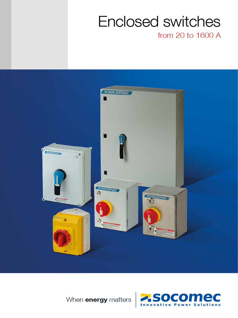 Enclosed-Switch Brochure 2021-02 Doc222043i en | PDF | Fuse (Electrical ...