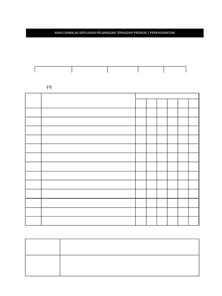 Borang UAT Maklumbalas Penyelenggaraan Perkakasan dan Perisian Komputer uat (2) | PDF
