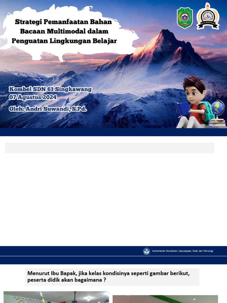 Strategi Pemanfaatan Bacaan Multimodal Dalam Penguatan Lingkungan ...