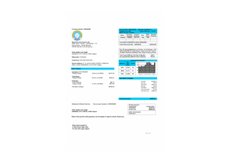 Nigeria Electricity 2 | PDF