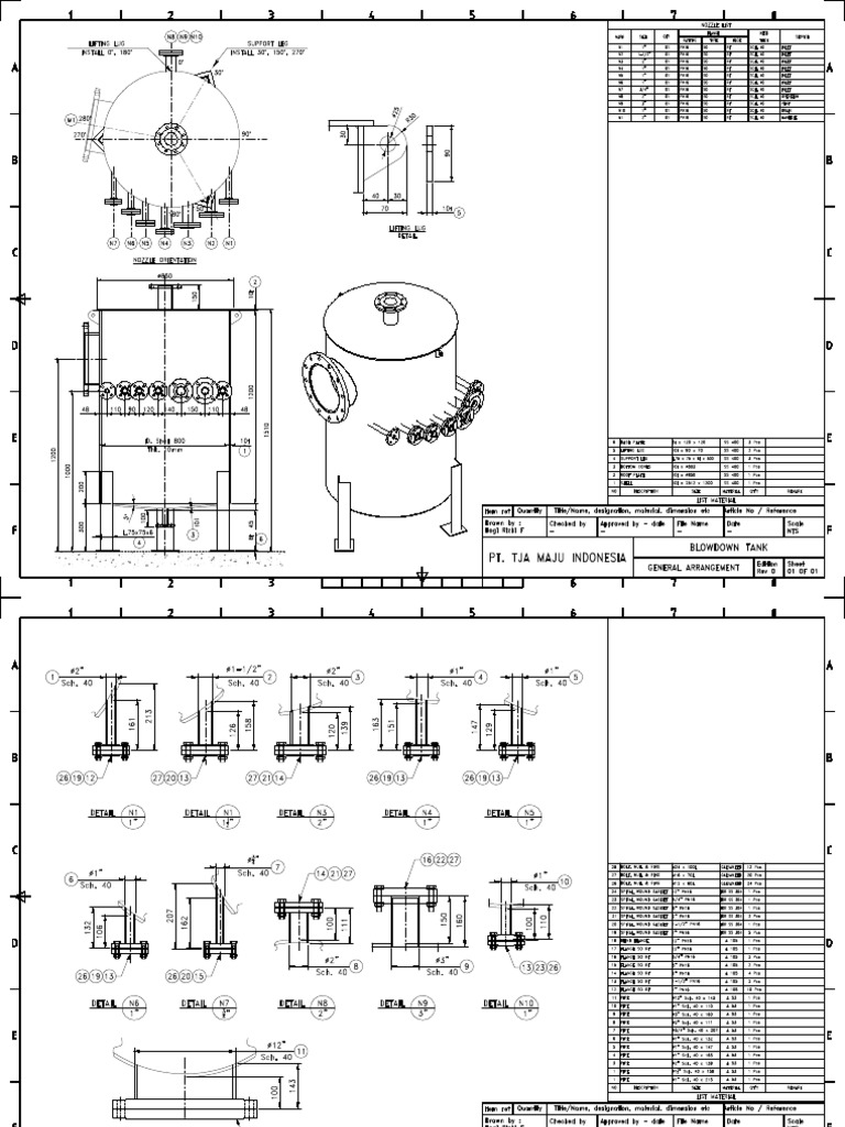 Blowdown Tank (GA & ND) | PDF