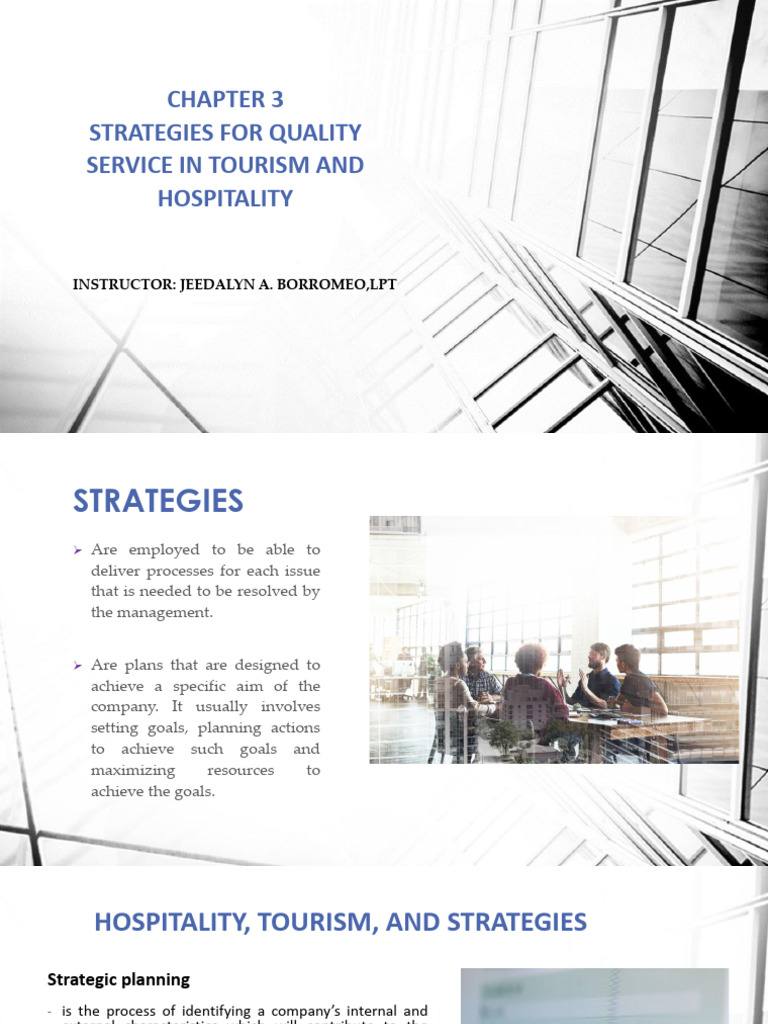 Quality Service Strategies in Hospitality | PDF | Goal | Marketing