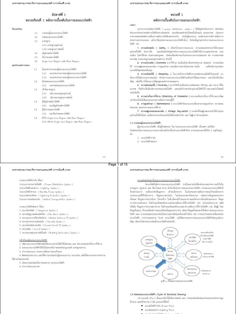 Electrical System Design | PDF