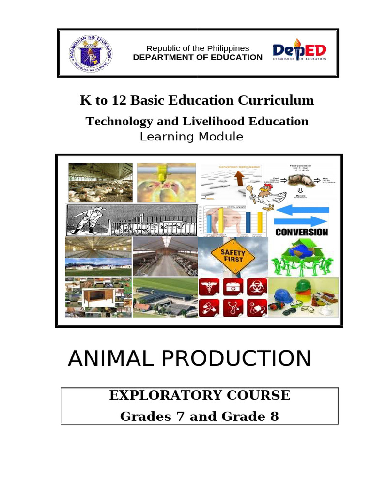 K-12 Animal Production Module for Grades 7-8 | PDF | Trailer (Vehicle ...