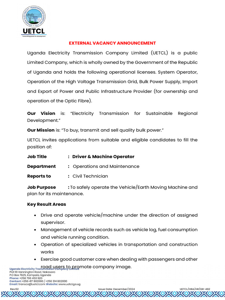 Driver and Machine Operator | PDF | Vehicles | Truck