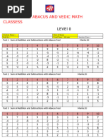 Level 1 Abacus Worksheets PDF | PDF