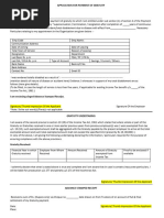 Form I For Gratuity Application | PDF
