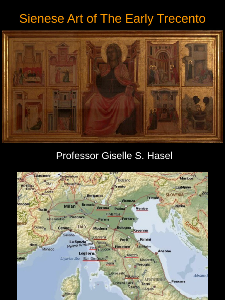 Sienese Art in the Early Trecento | PDF | Siena