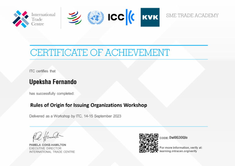 Rules of Origin for Issuing Organizations_Certificate | PDF