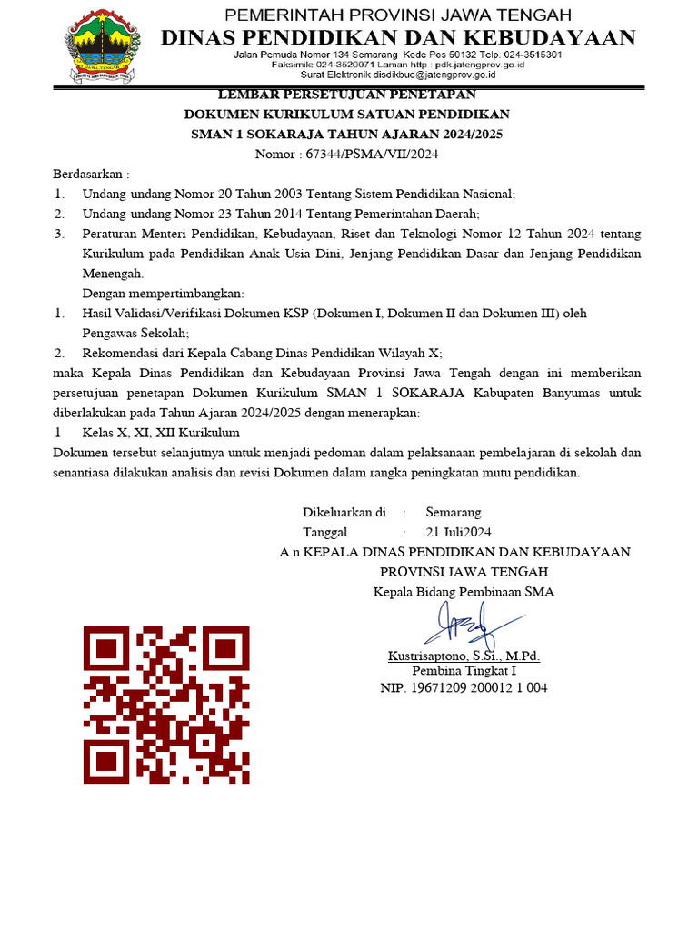 F10. Persetujuan KSP Disdikbud Jateng | PDF F10. Persetujuan KSP Disdikbud Jateng | PDF