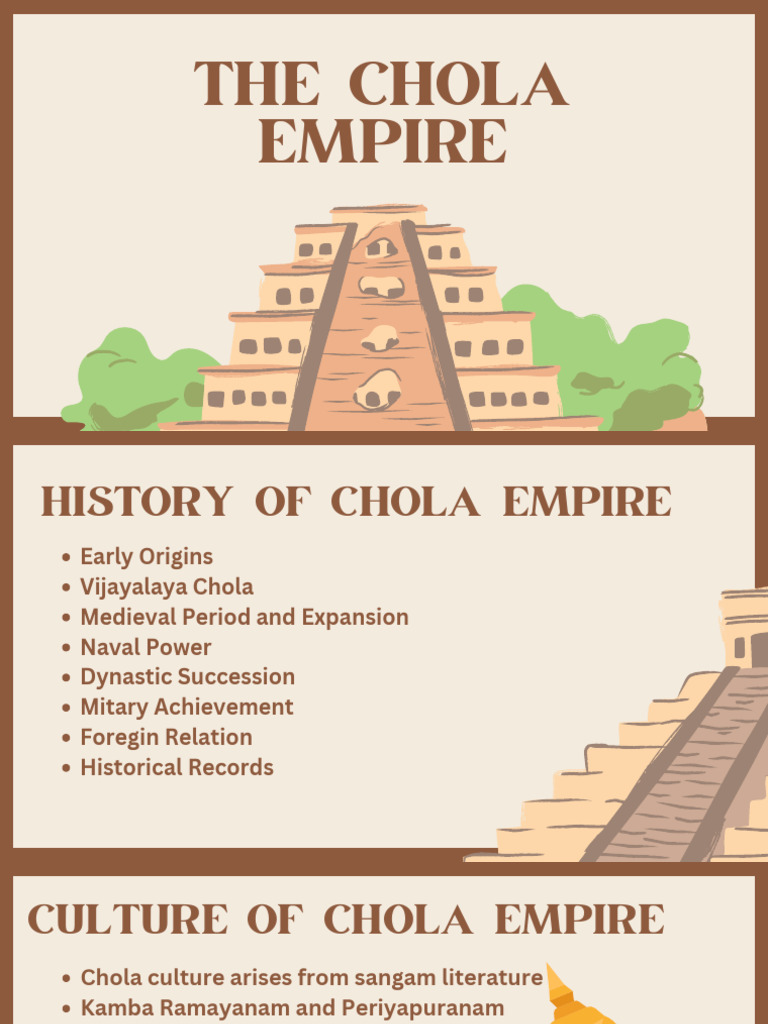 The Chola Empire | PDF