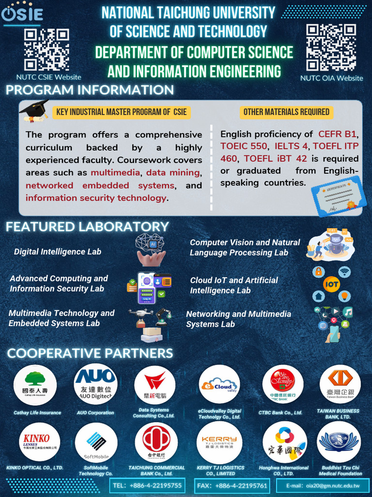 NUTC CSIE-int-recruitment Compressed | PDF